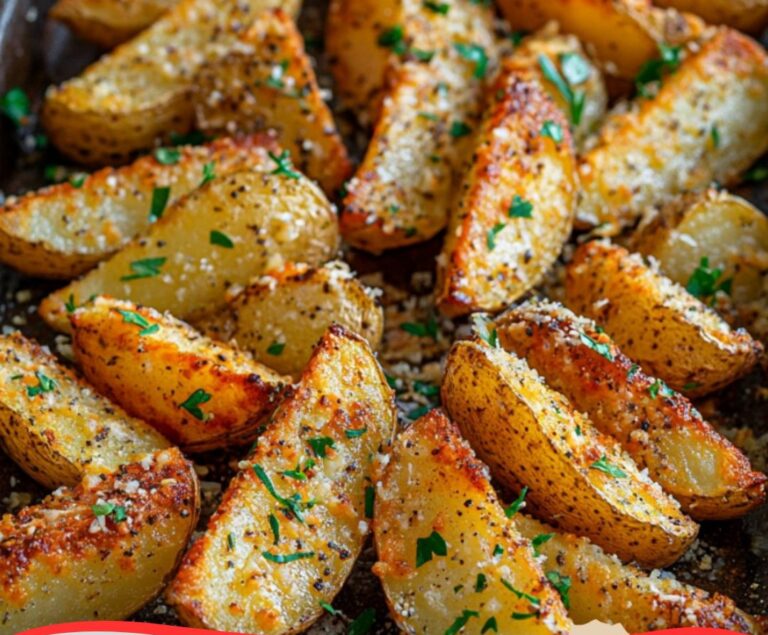 Knusprige Parmesan Kartoffeln Aus Dem Ofen