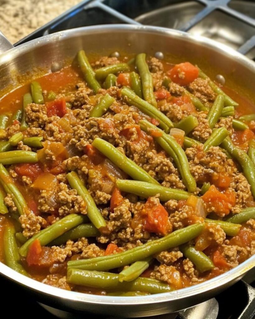 Türkische Bohnen-Hackfleisch-Pfanne – Herzhaft, würzig & sättigend! 🍲 ...